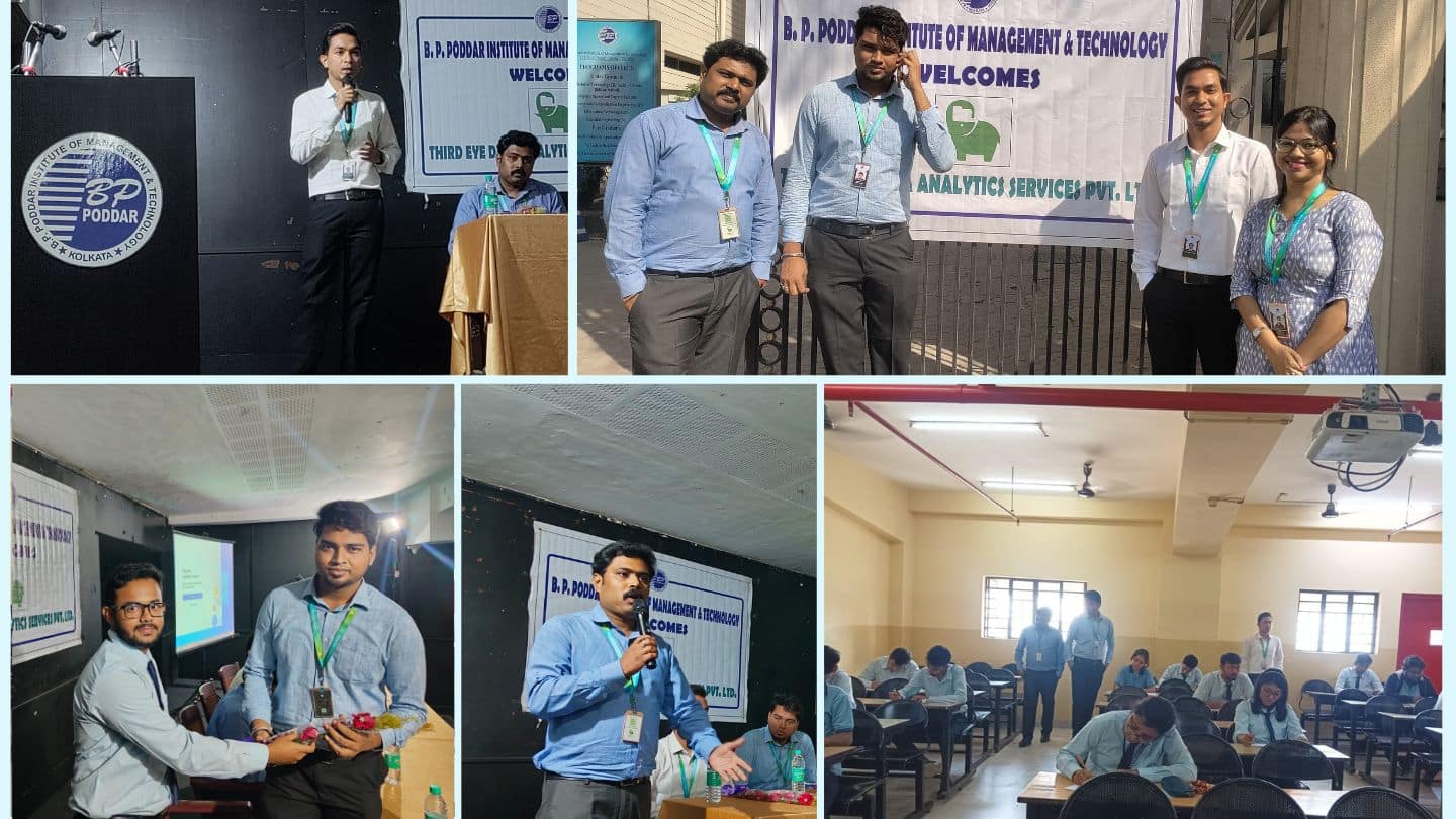 ThirdEye Data at B. P. Poddar Institute – Empowering Future AI & Data Professionals – Learning Path